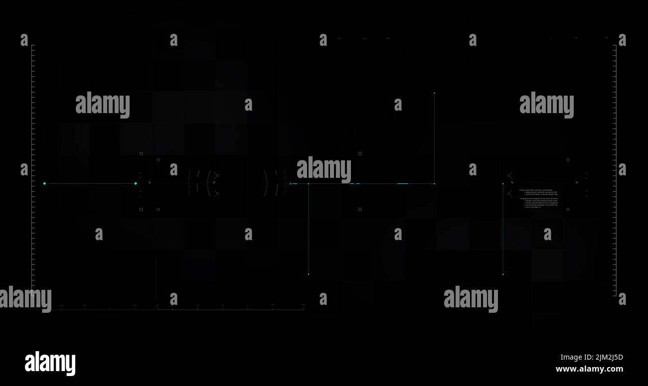 Abstract background for Futuristic video overlay user interface design ...