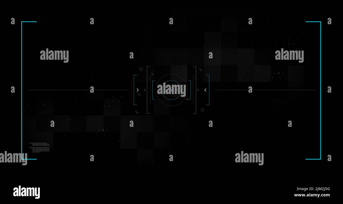 Abstract background for Futuristic video overlay user interface design ...