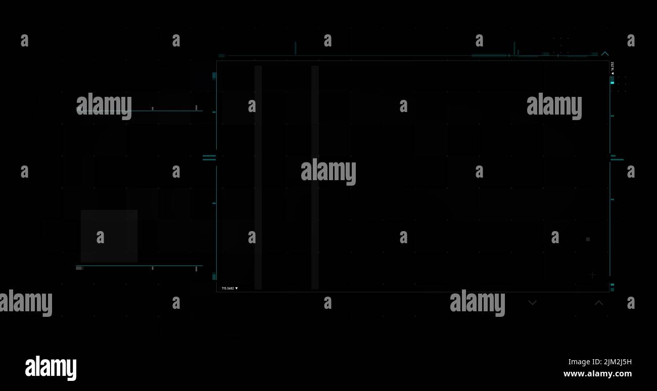 Abstract background for Futuristic video overlay user interface design ...