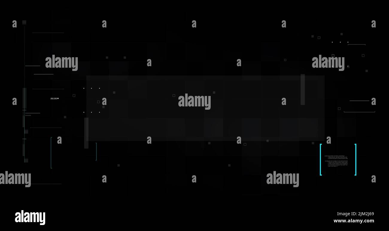 Abstract background for Futuristic video overlay user interface design ...