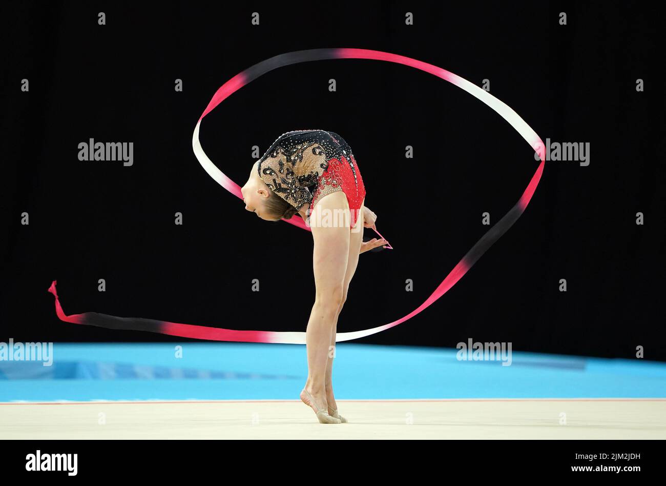 England's Marfa Ekimova during the Rhythmic Gymnastics, Team Final and ...