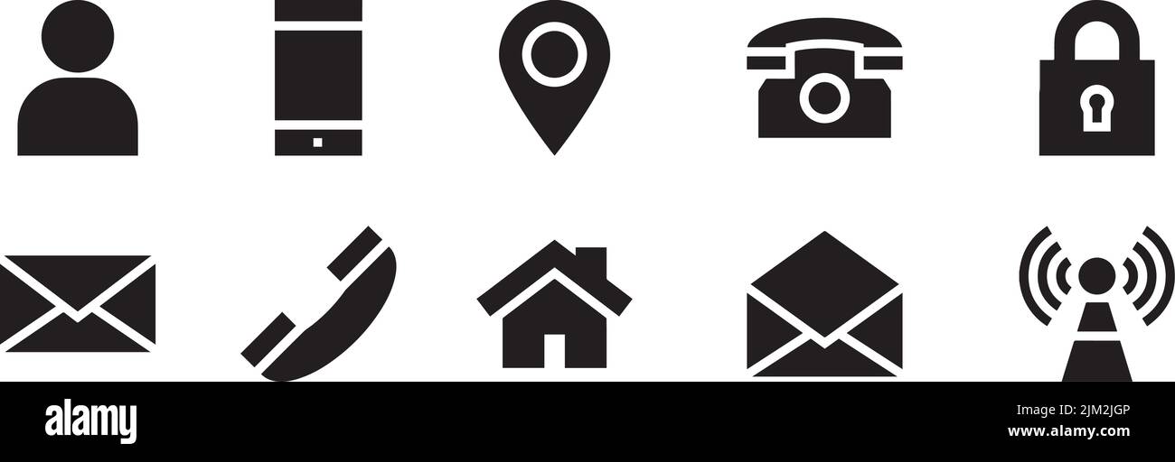 A digital illustration of a pack of different business application ...