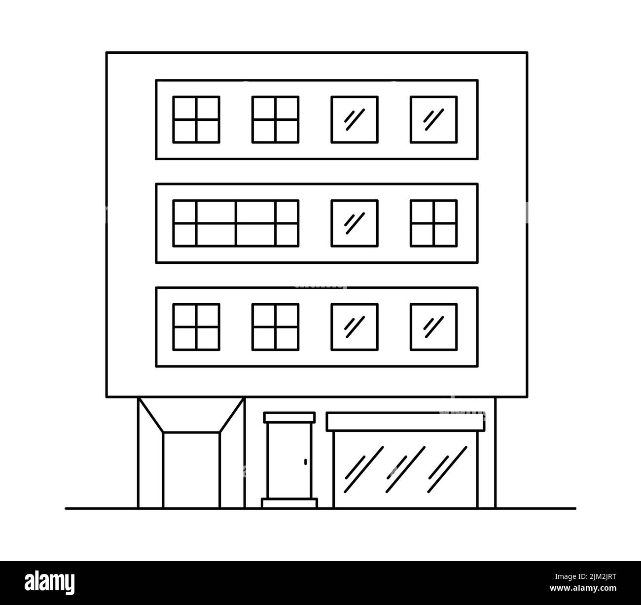 Modern linear art Black and White Stock Photos & Images - Alamy