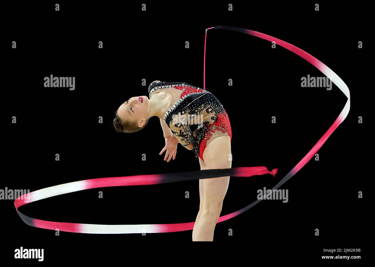England's Marfa Ekimova during the Rhythmic Gymnastics, Team Final and ...
