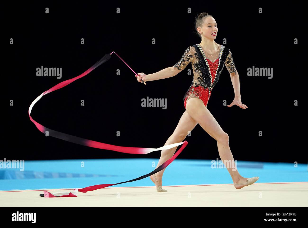 England's Marfa Ekimova during the Rhythmic Gymnastics, Team Final and ...