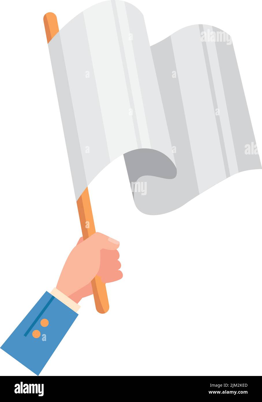 hand waving peace flag Stock Vector Image & Art - Alamy