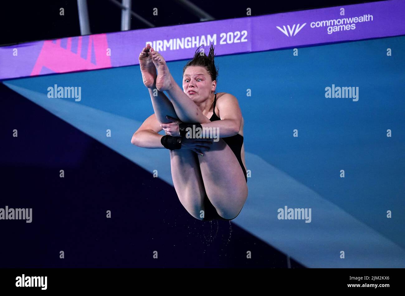 Northern Ireland’s Tanya Watson competes in the Women's Diving 10m ...