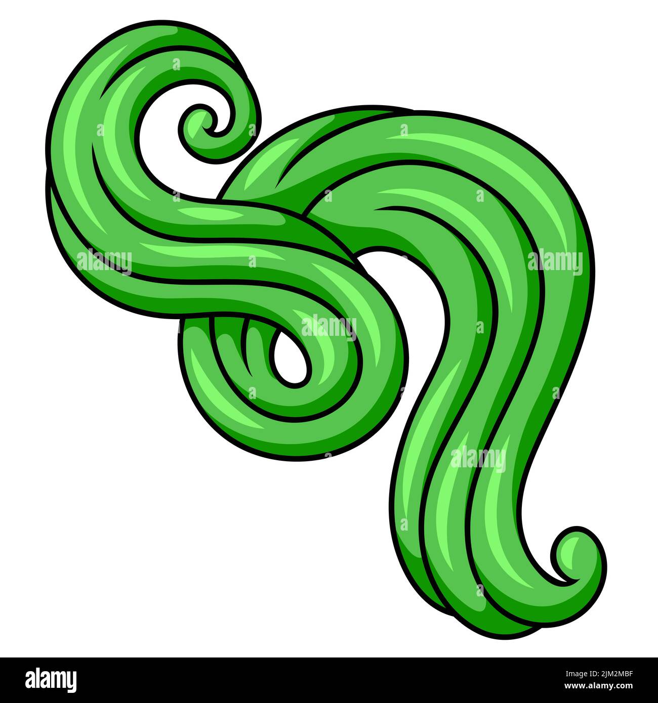 Hair flow Stock Vector Images - Alamy