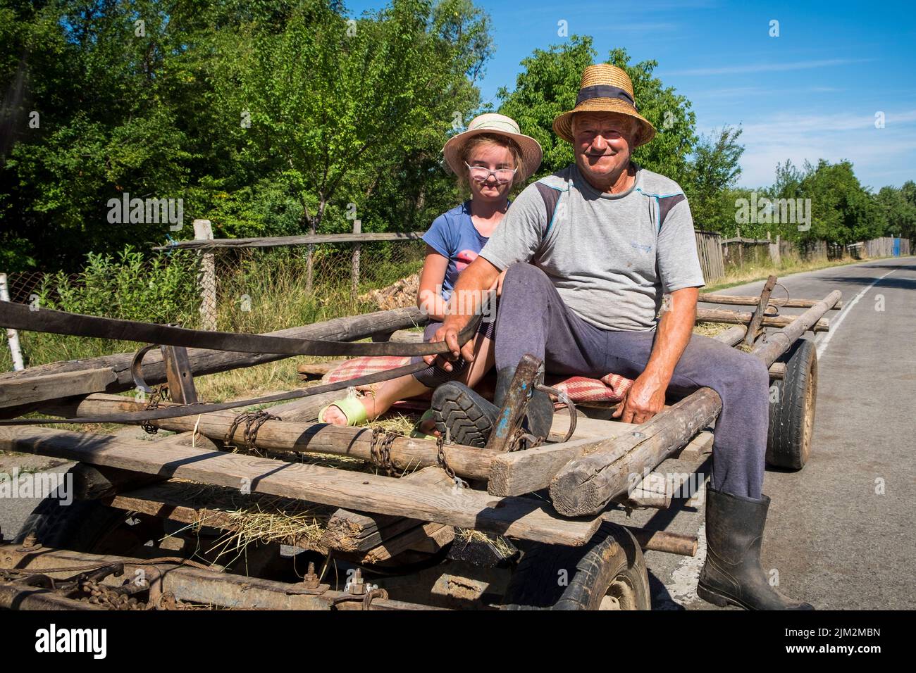 Romania, Transylvania, Dorolea, daily life in the countryside Stock ...