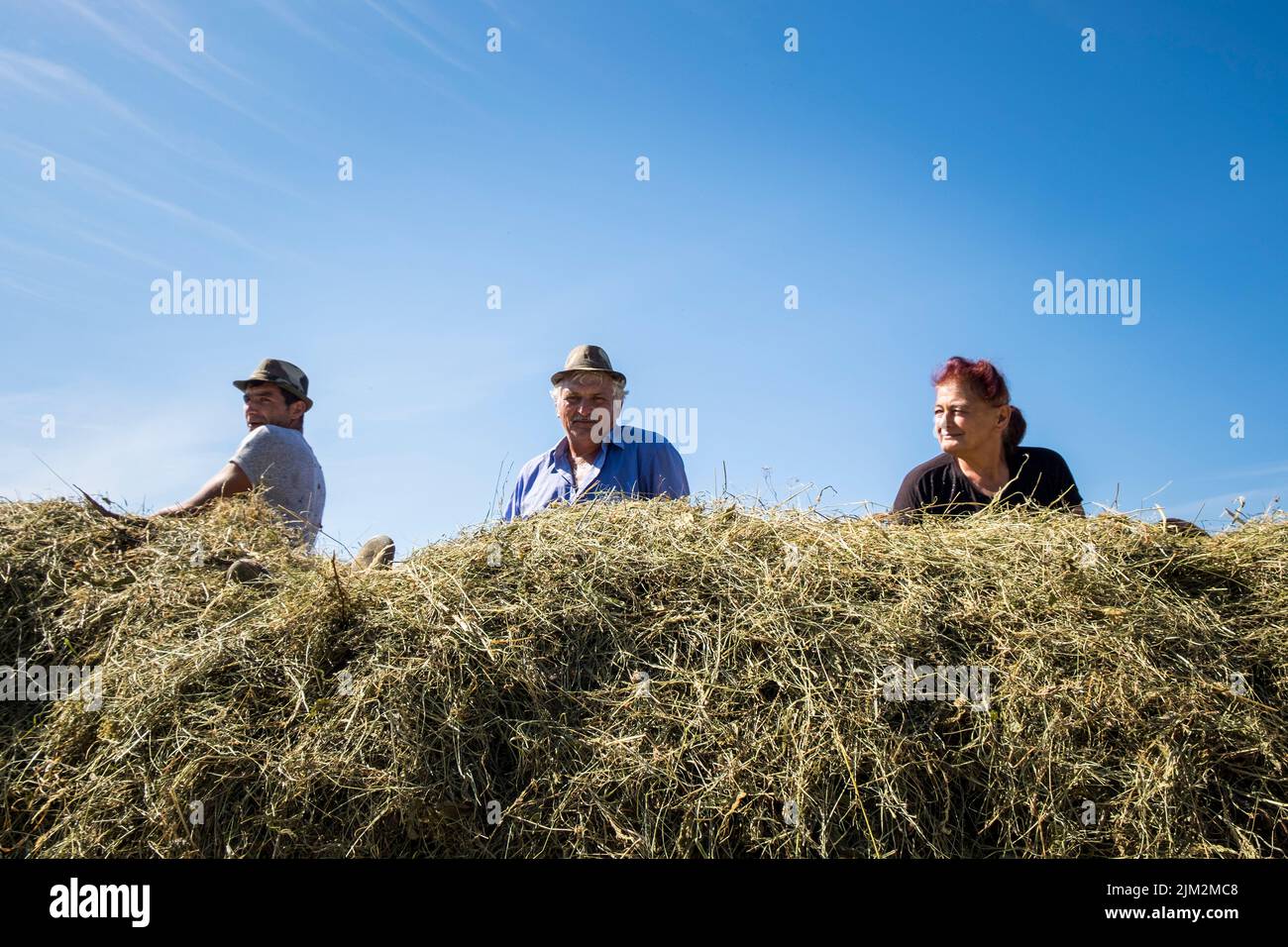 Romania, Transylvania, Dorolea, daily life in the countryside Stock ...