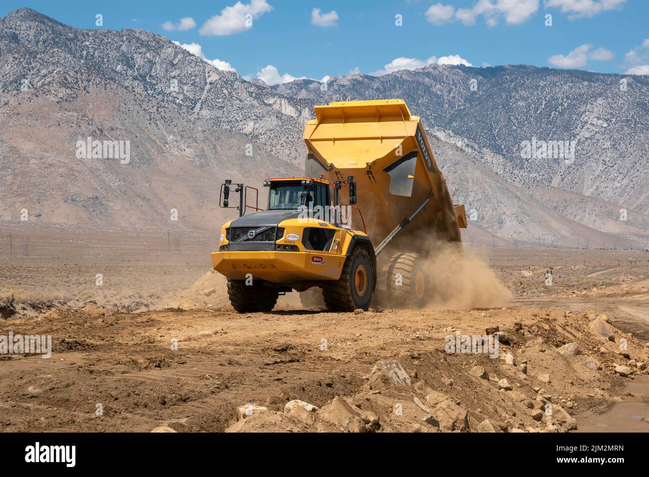 Construction crews are building a new stretch of highway in this part ...
