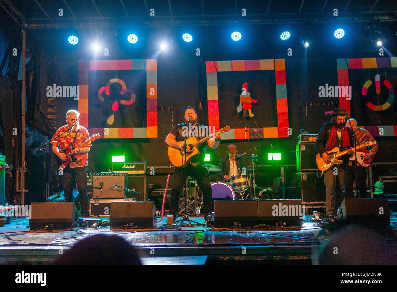Here Come The Landed Gentry, performing at the 2022 Stendhal Festival ...