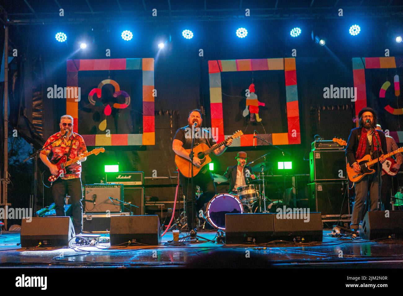 Here Come The Landed Gentry, performing at the 2022 Stendhal Festival ...