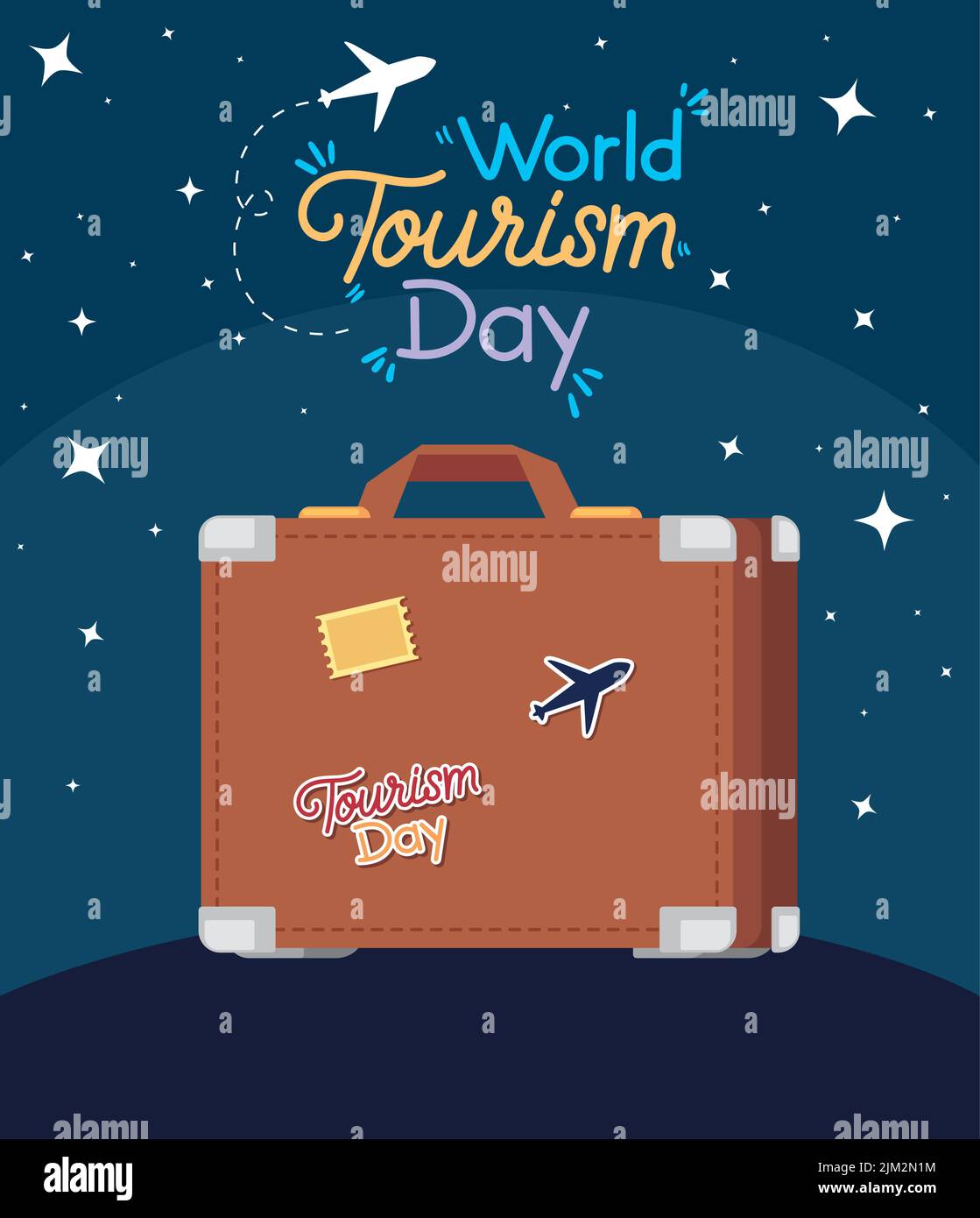 world tourism day lettering card Stock Vector Image & Art - Alamy