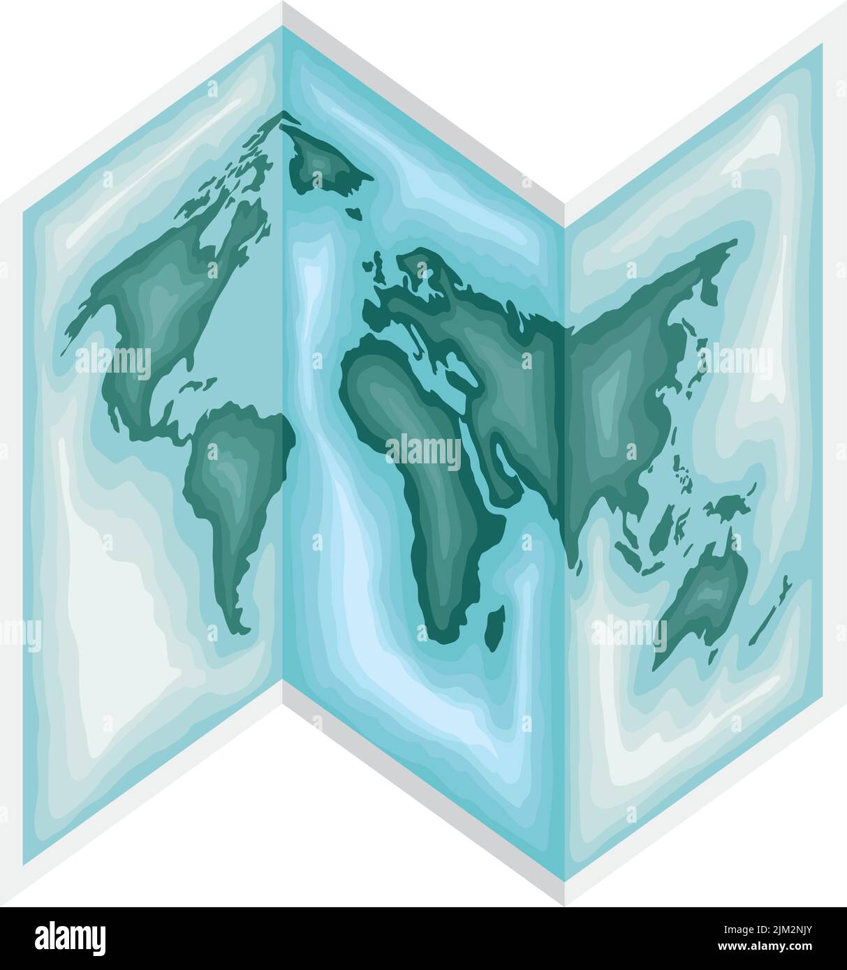 paper map guide Stock Vector Image & Art - Alamy