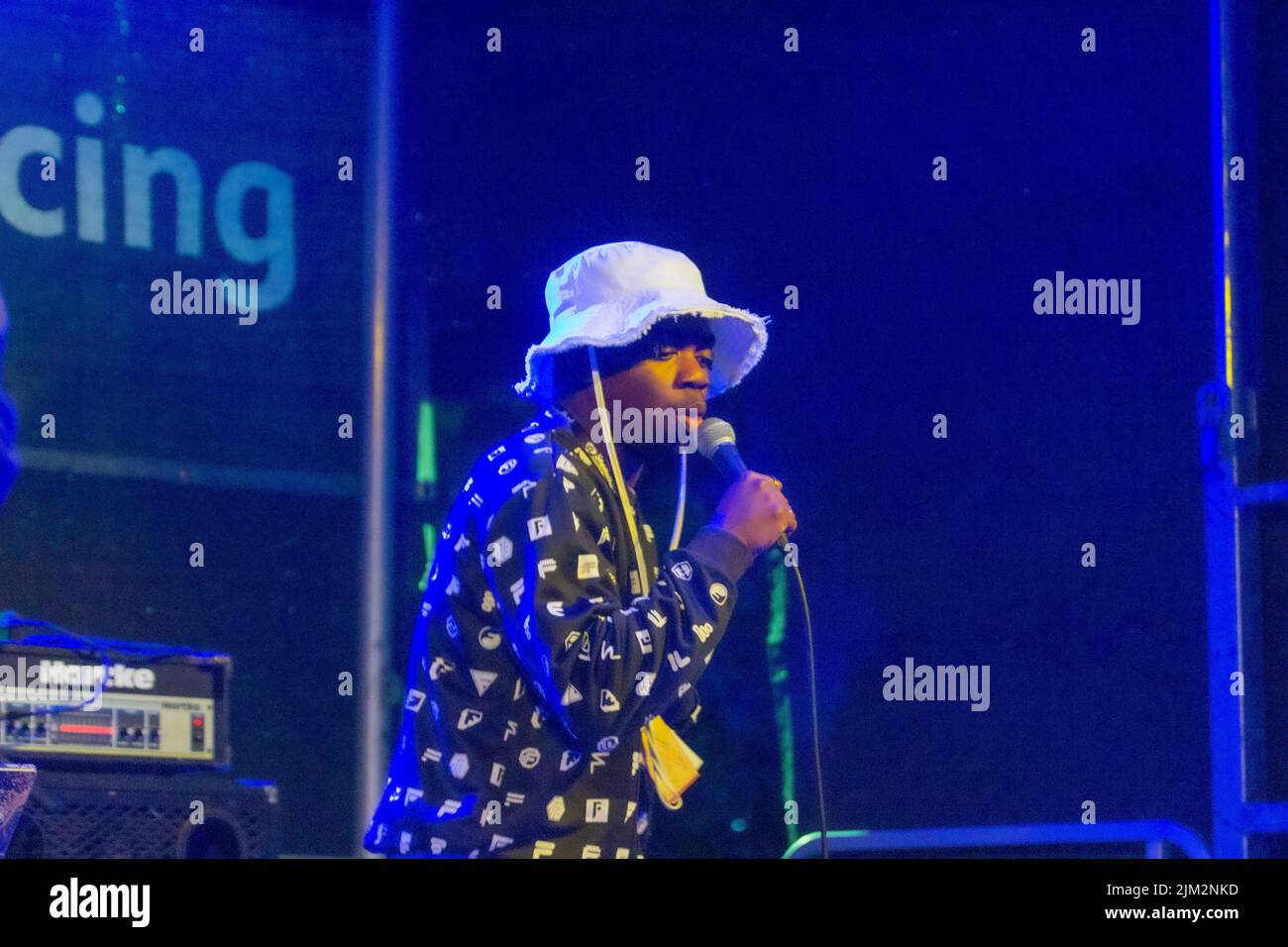 Tebi Rex, performing at the 2022 Stendhal Festival. The Stendhal ...