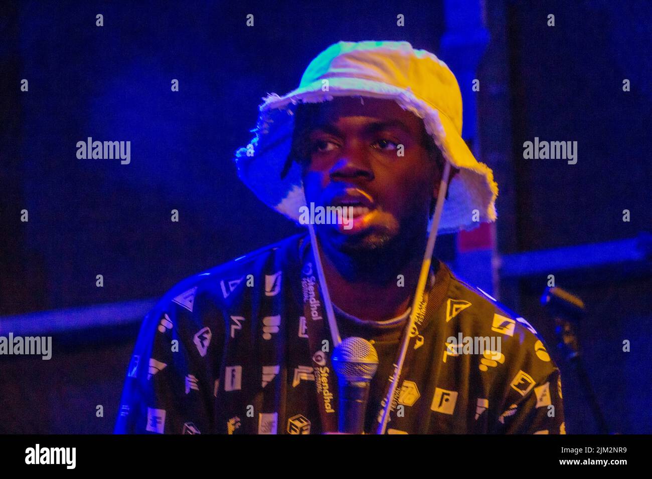 Tebi Rex, performing at the 2022 Stendhal Festival. The Stendhal ...