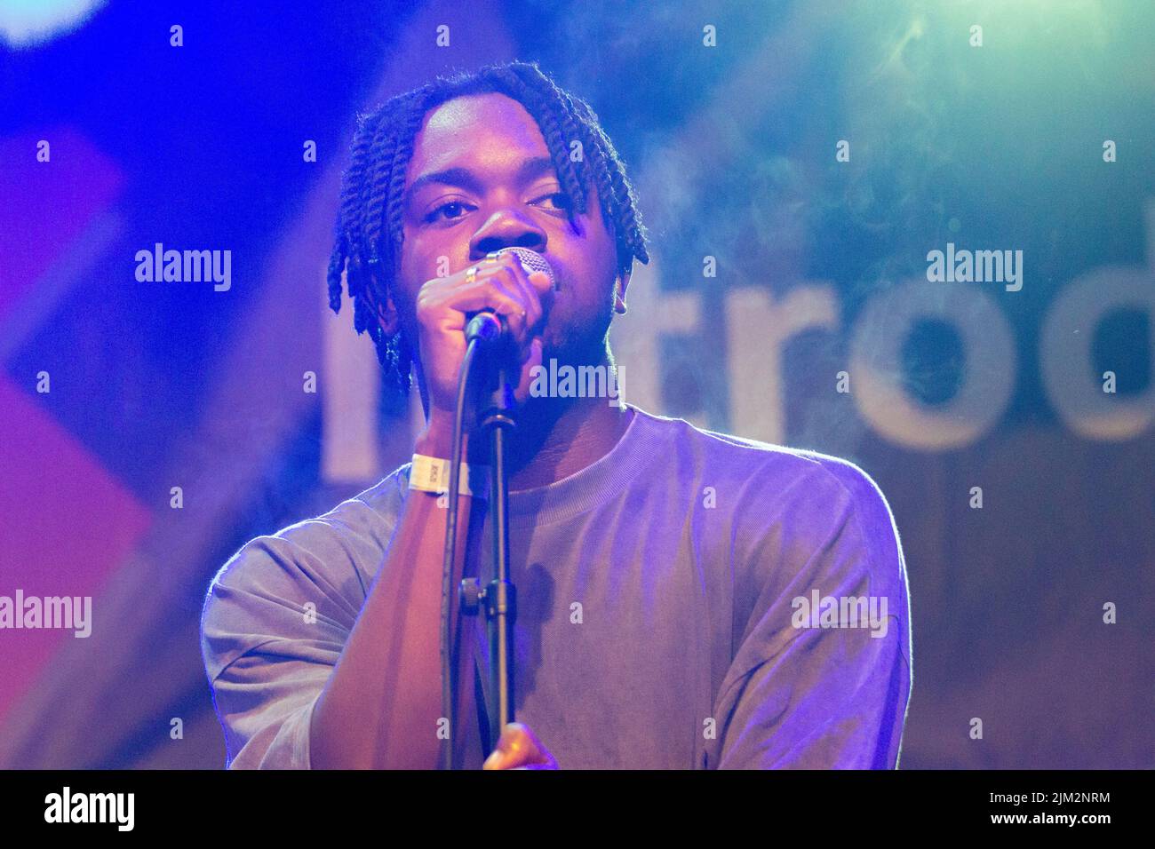 Tebi Rex, performing at the 2022 Stendhal Festival. The Stendhal ...