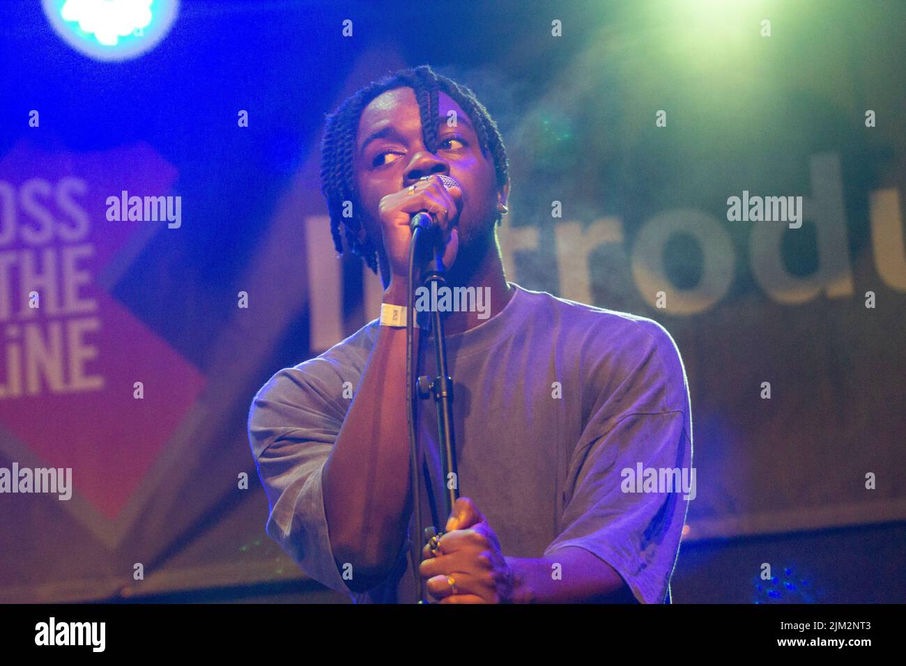 Tebi Rex, performing at the 2022 Stendhal Festival. The Stendhal ...