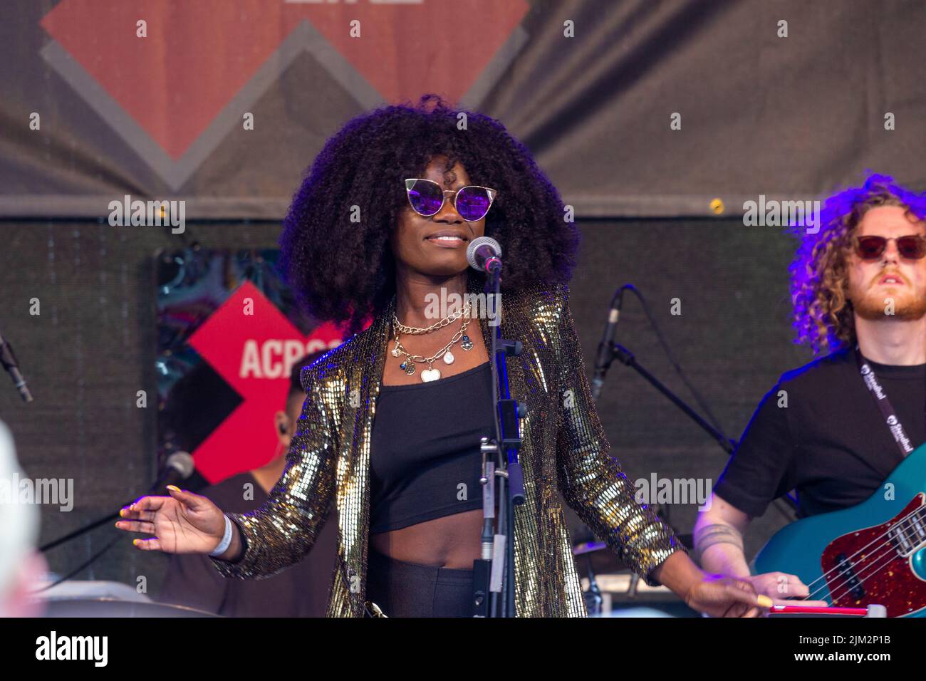 Winnie AMA, performing at the 2022 Stendhal Festival. The Stendhal ...