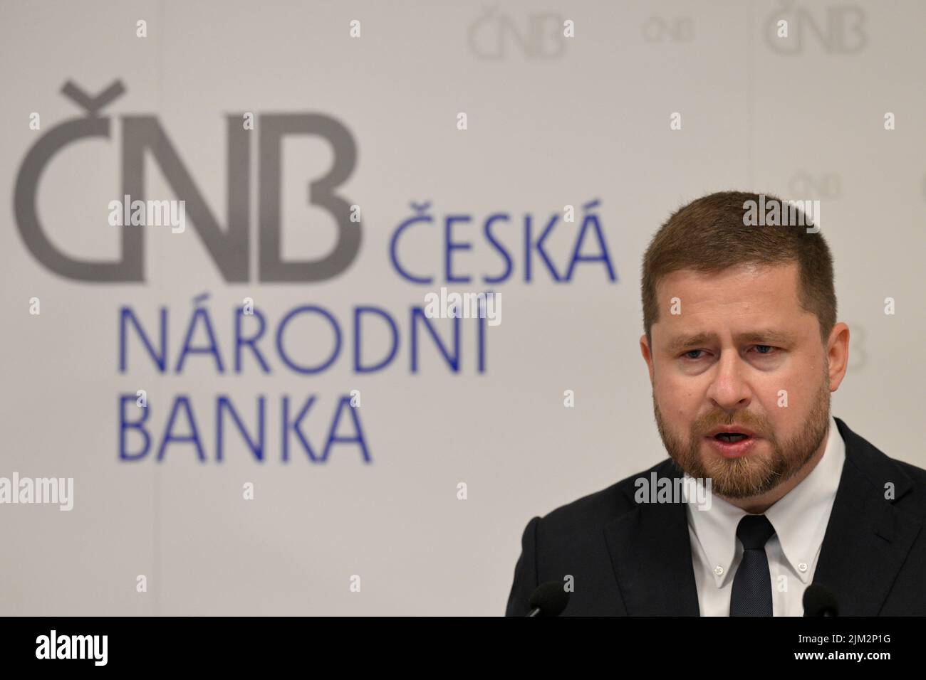 Prague, Czech Republic. 04th Aug, 2022. The Czech National Bank (CNB ...