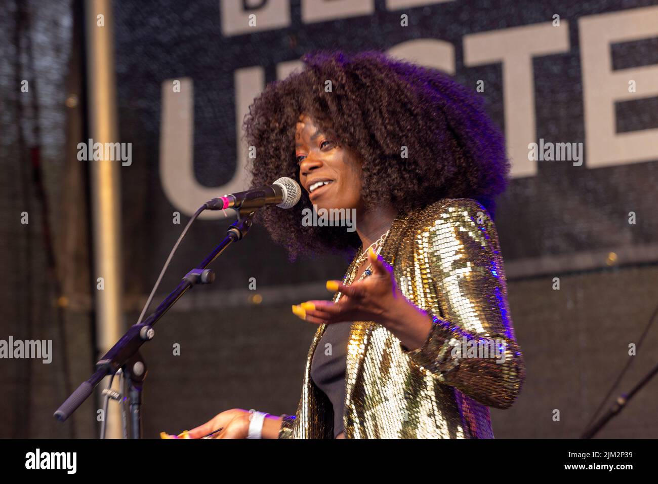 Winnie AMA, performing at the 2022 Stendhal Festival. The Stendhal ...