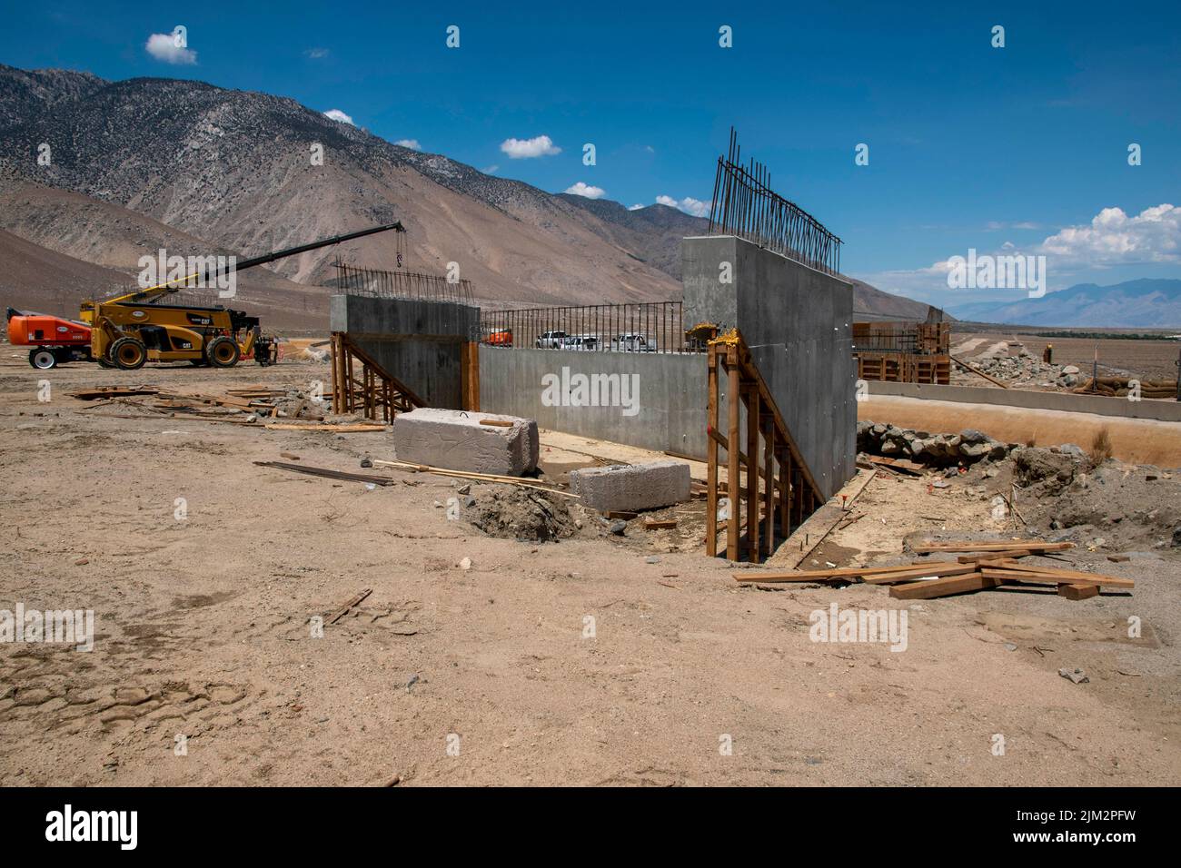 Construction crews are building a new stretch of highway in this part ...