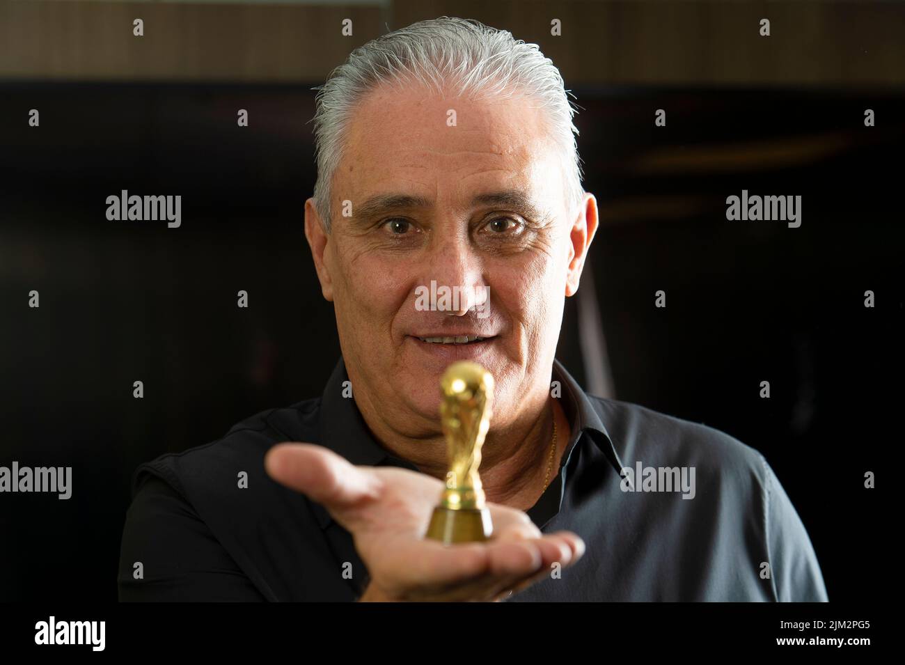 Rio de Janeiro-Brasil May 5, 2022, coach of the Brazilian football team ...