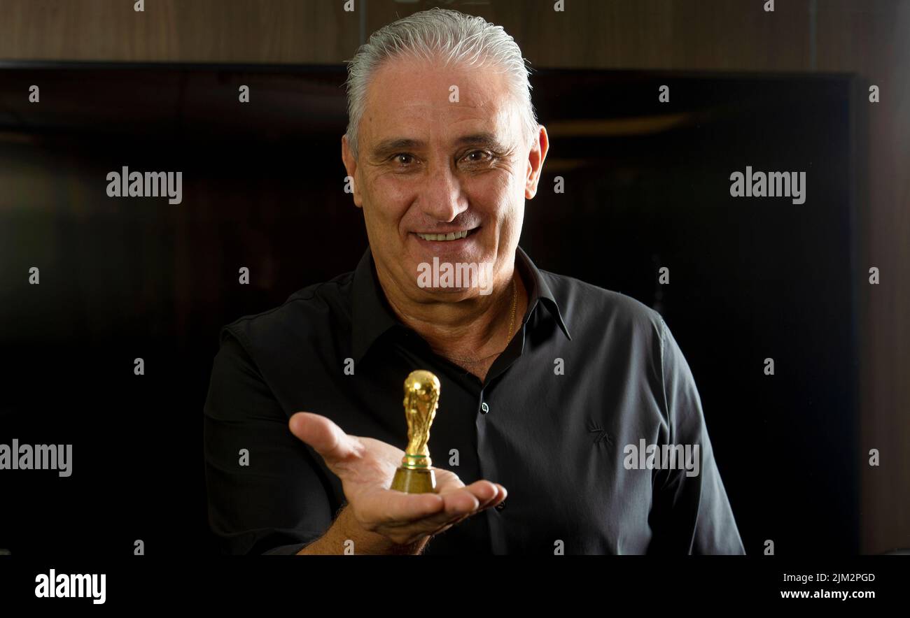 Rio de Janeiro-Brasil May 5, 2022, coach of the Brazilian football team ...