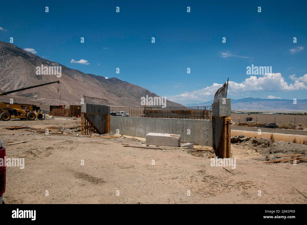 Construction crews are building a new stretch of highway in this part ...