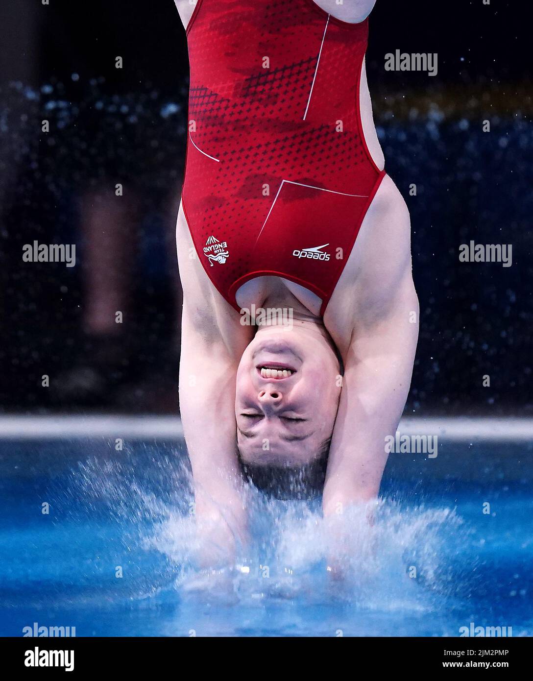England’s Andrea Spendolini Sirieix competes in the Women's Diving 10m ...