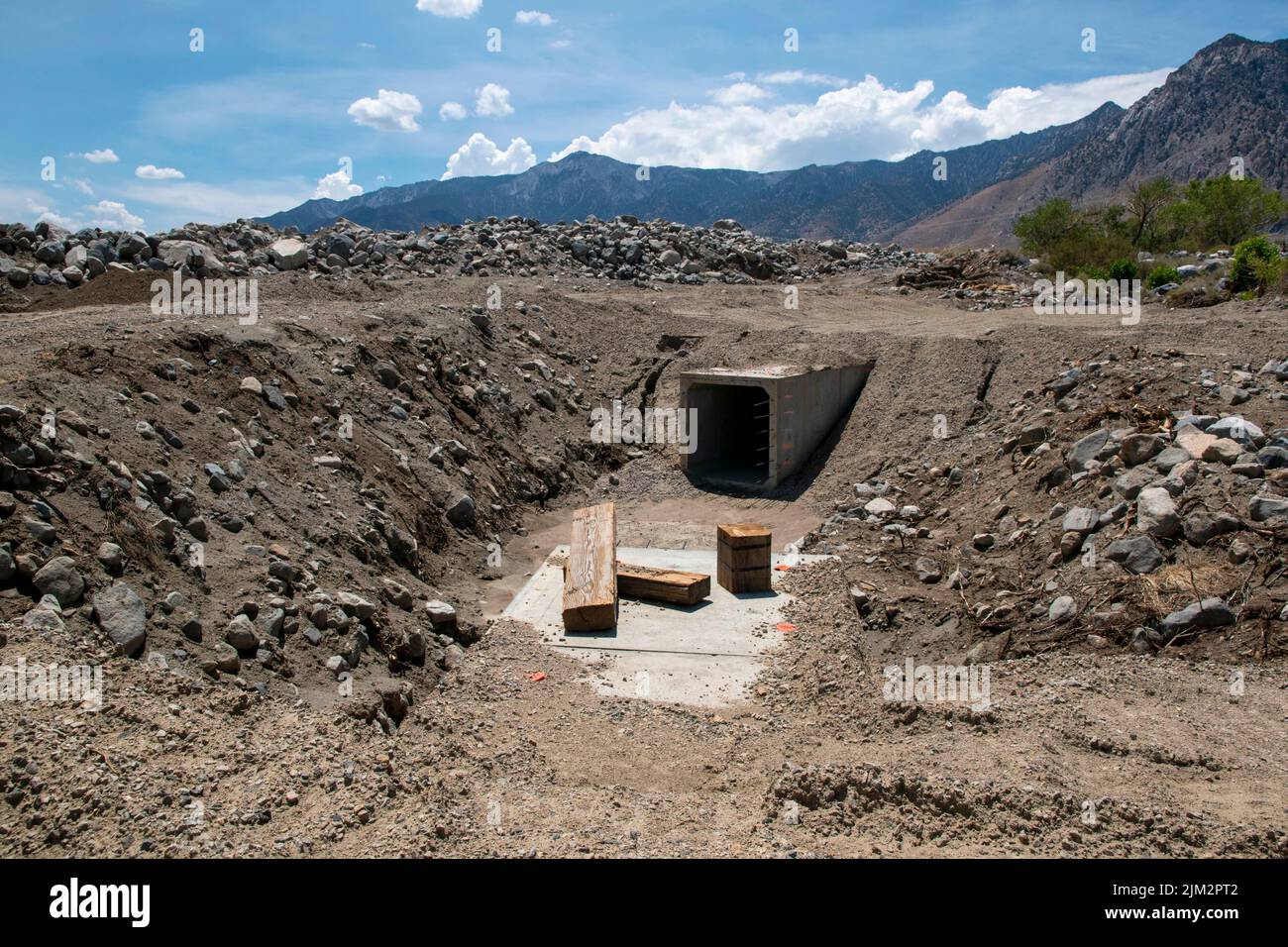 Construction crews are building a new stretch of highway in this part ...