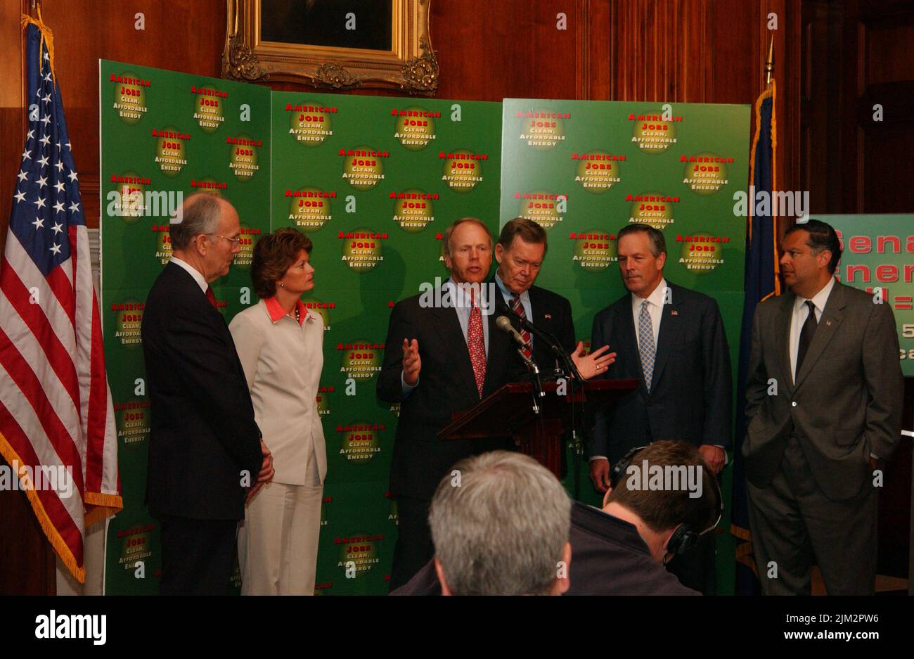 Office of the Secretary - PRESS CONFERENCE SENATE ENERGY BILL Stock ...
