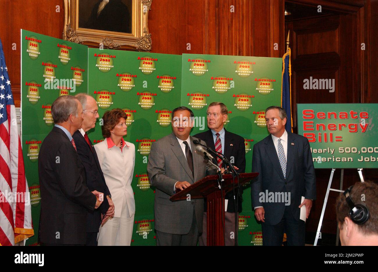 Office of the Secretary - PRESS CONFERENCE SENATE ENERGY BILL Stock ...