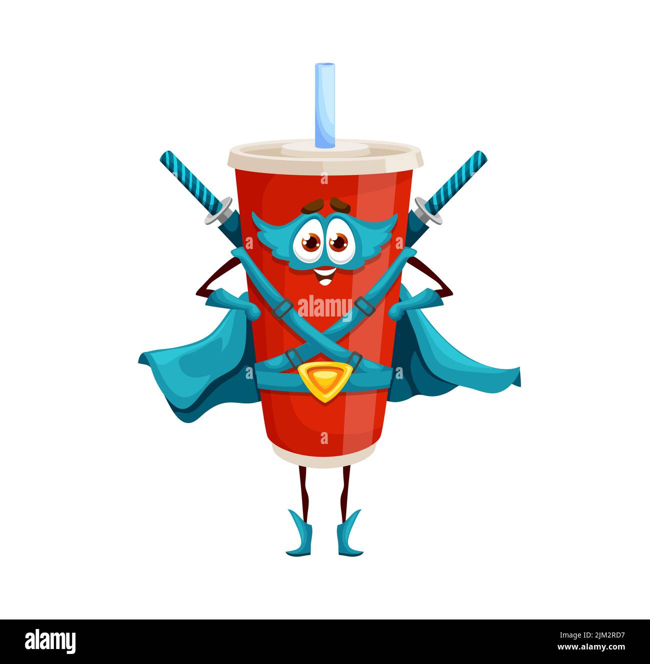 Cartoon soda drink superhero character. Fast food sweet refreshing ...