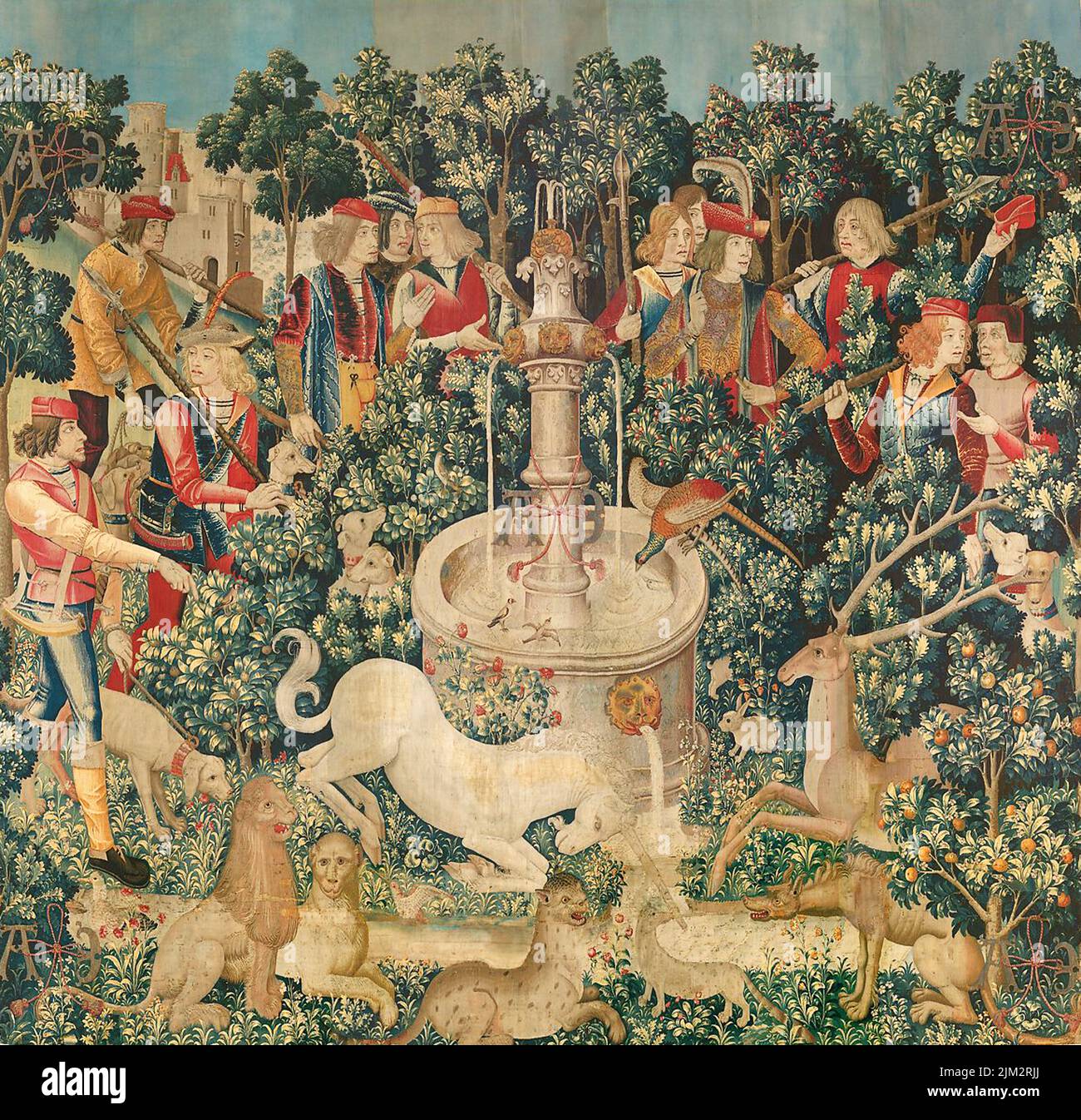 Medieval Mythology themed illustration artwork Stock Photo - Alamy