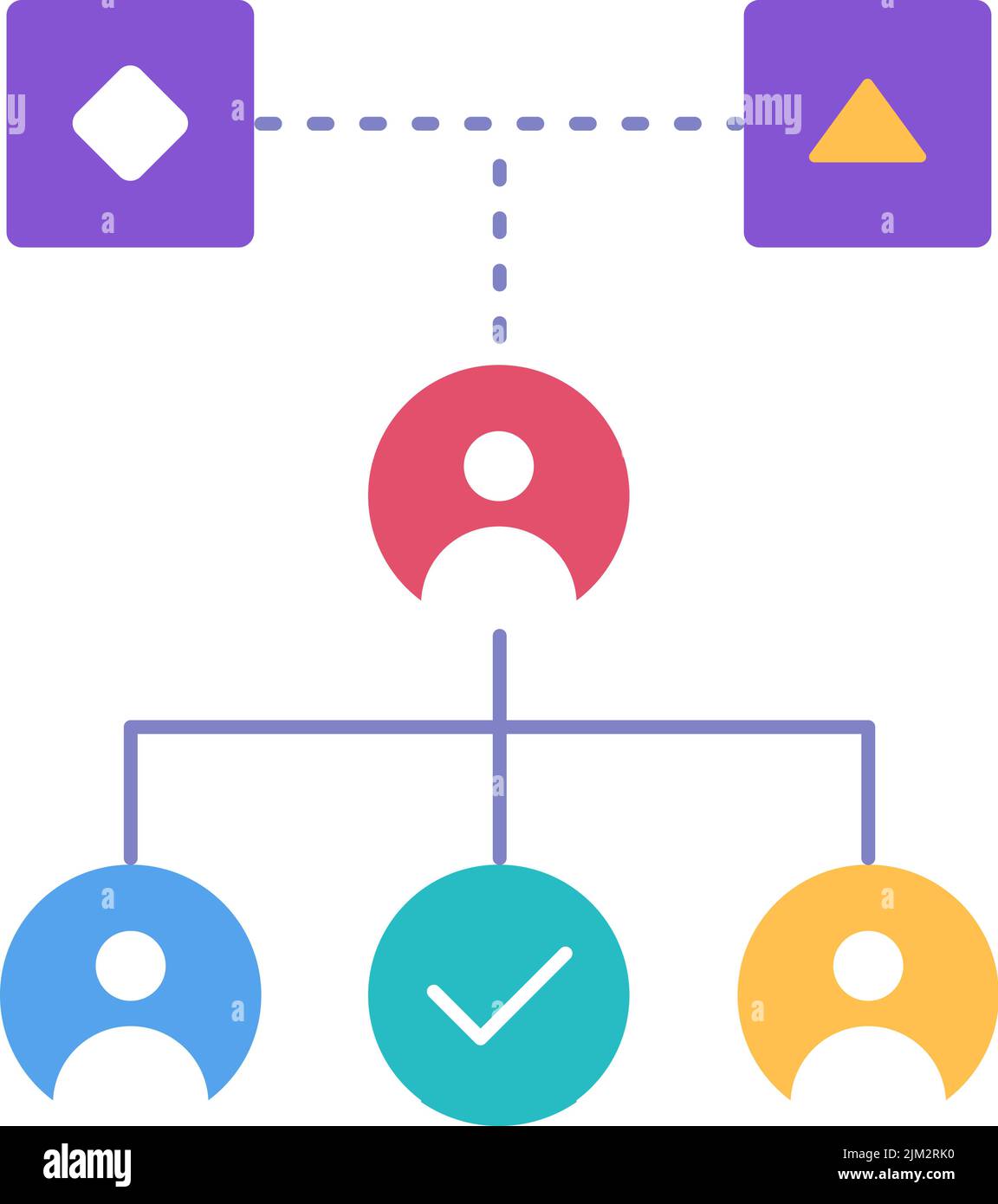 Partnership business team info graphic vector icon Stock Vector Image ...