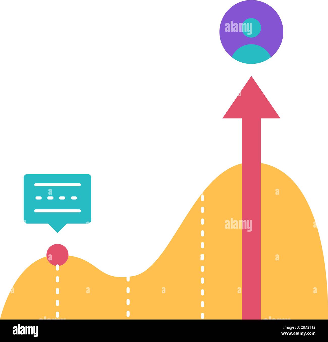 Data analytic in graphic chart vector icon Stock Vector Image & Art - Alamy
