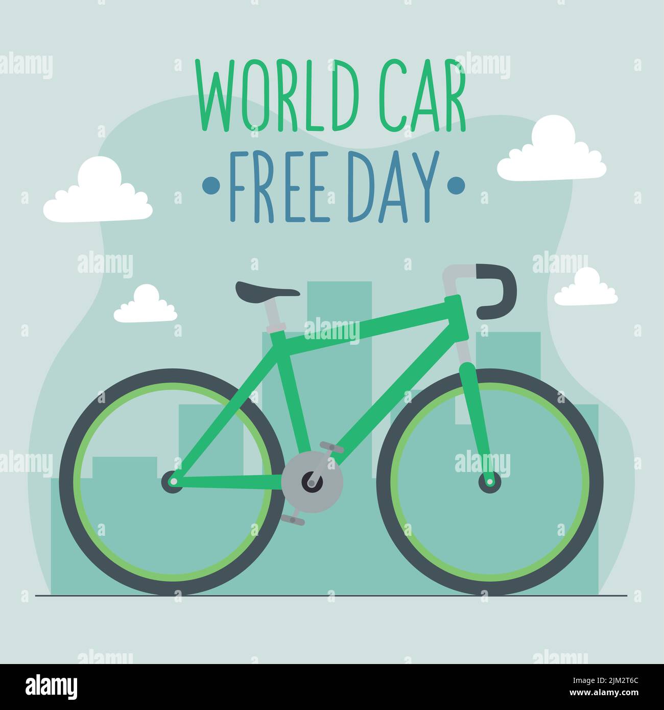 world car free day lettering Stock Vector Image & Art - Alamy