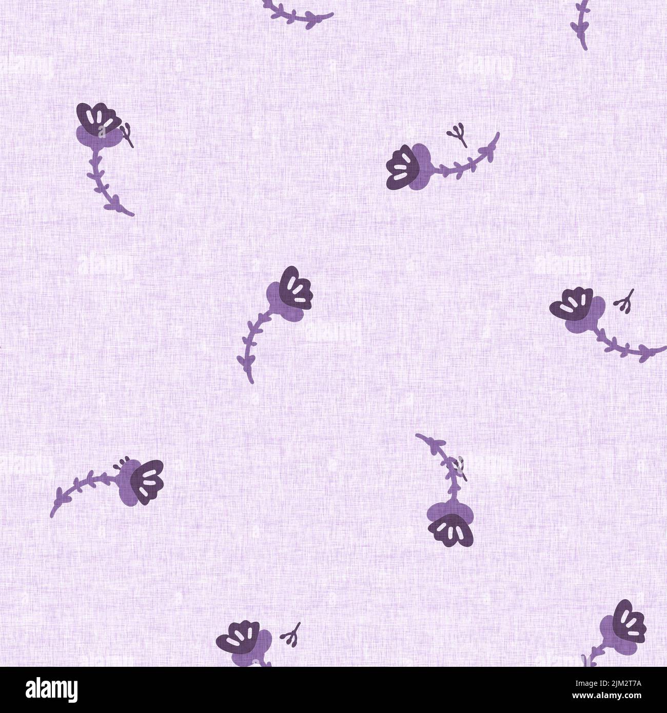 Gender neutral flower seamless raster background. Simple whimsical ...