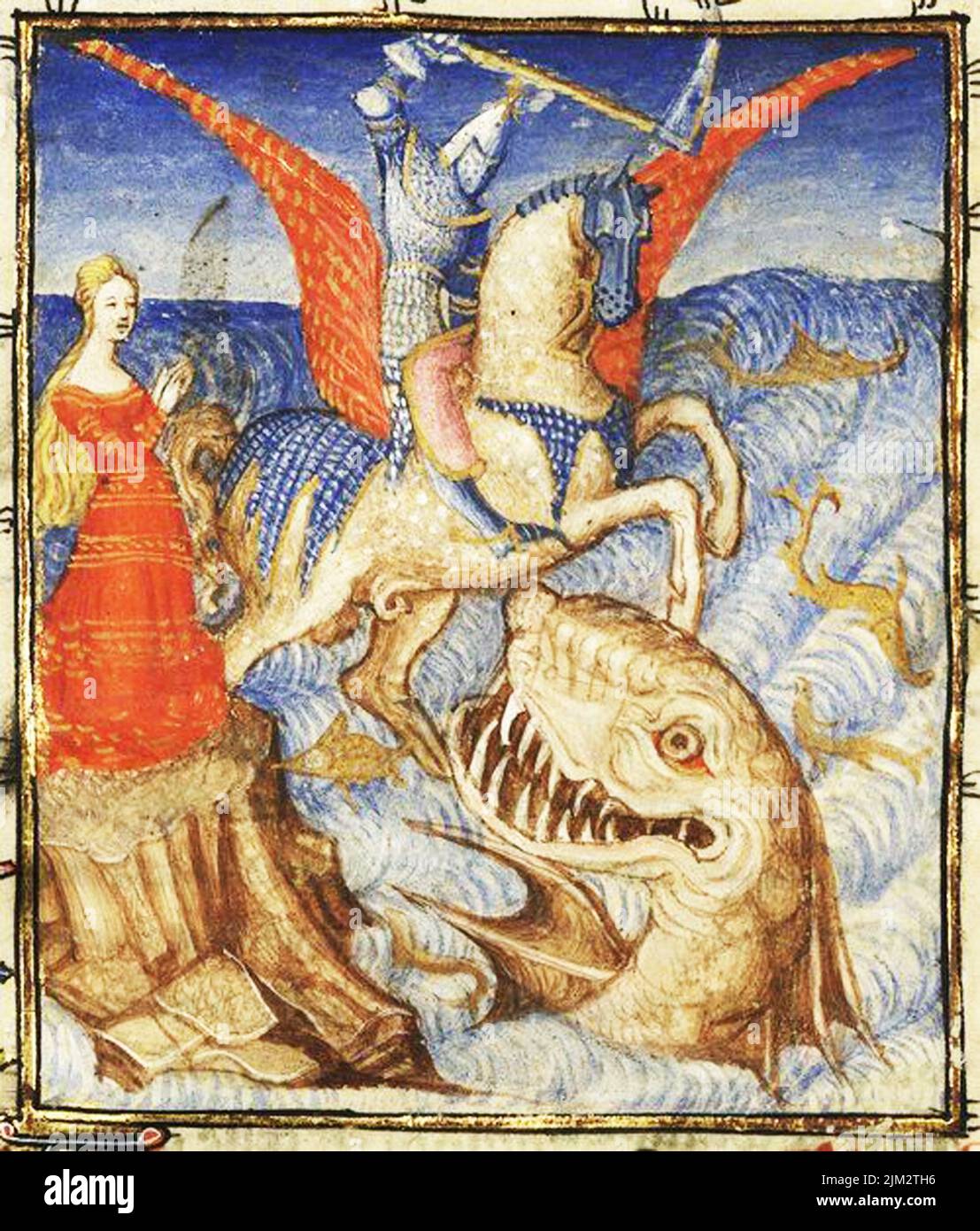 Medieval Mythology themed illustration artwork Stock Photo - Alamy