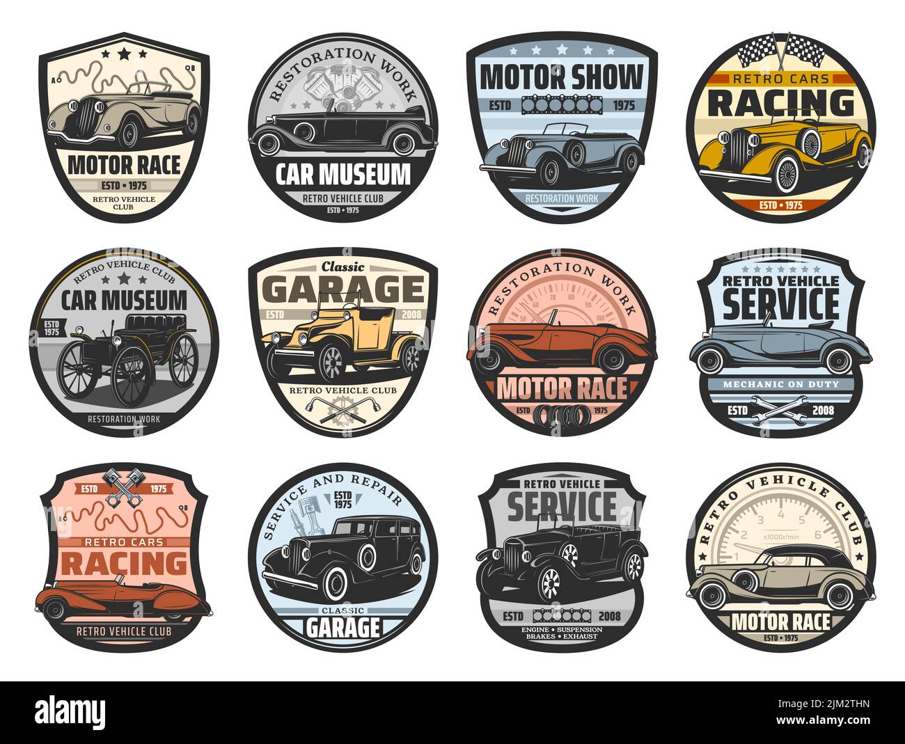 Historic racing club Stock Vector Images - Alamy
