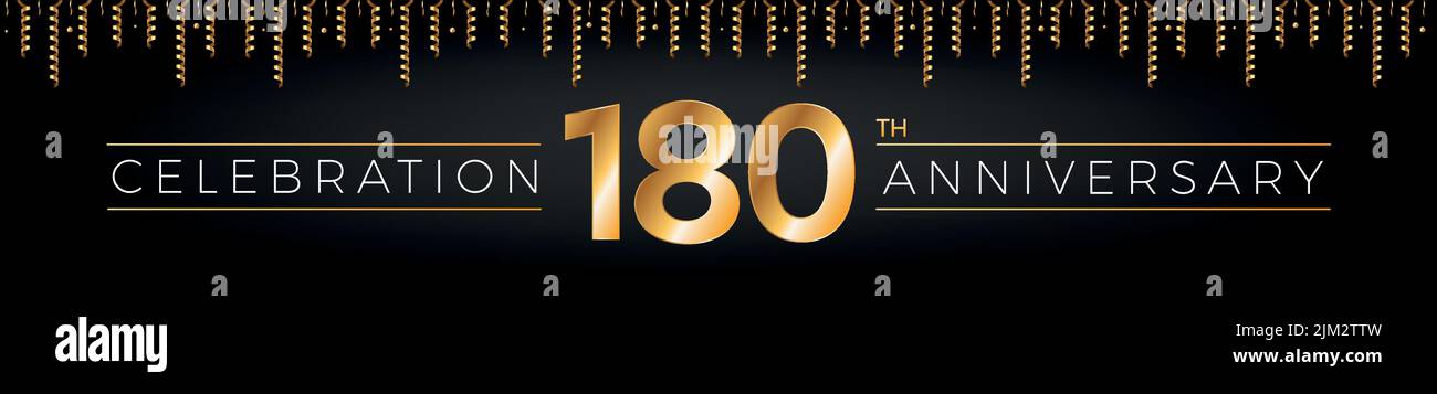 180th anniversary Stock Vector Images - Alamy