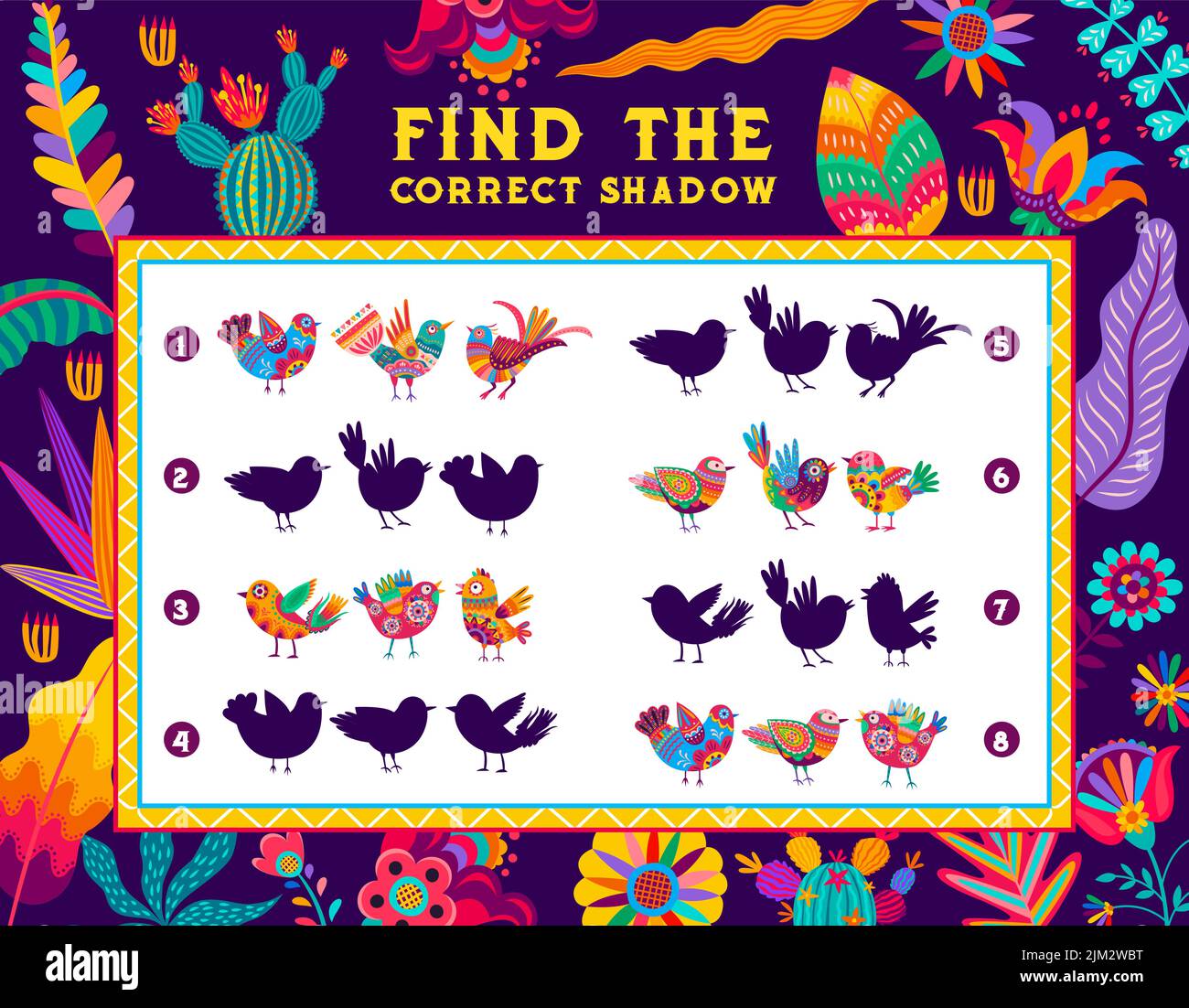 Find the correct shadow kids riddle game worksheet with mexican ...