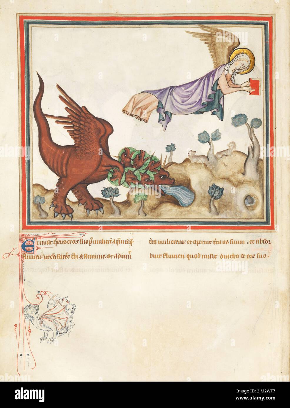 Medieval Mythology themed illustration artwork Stock Photo - Alamy