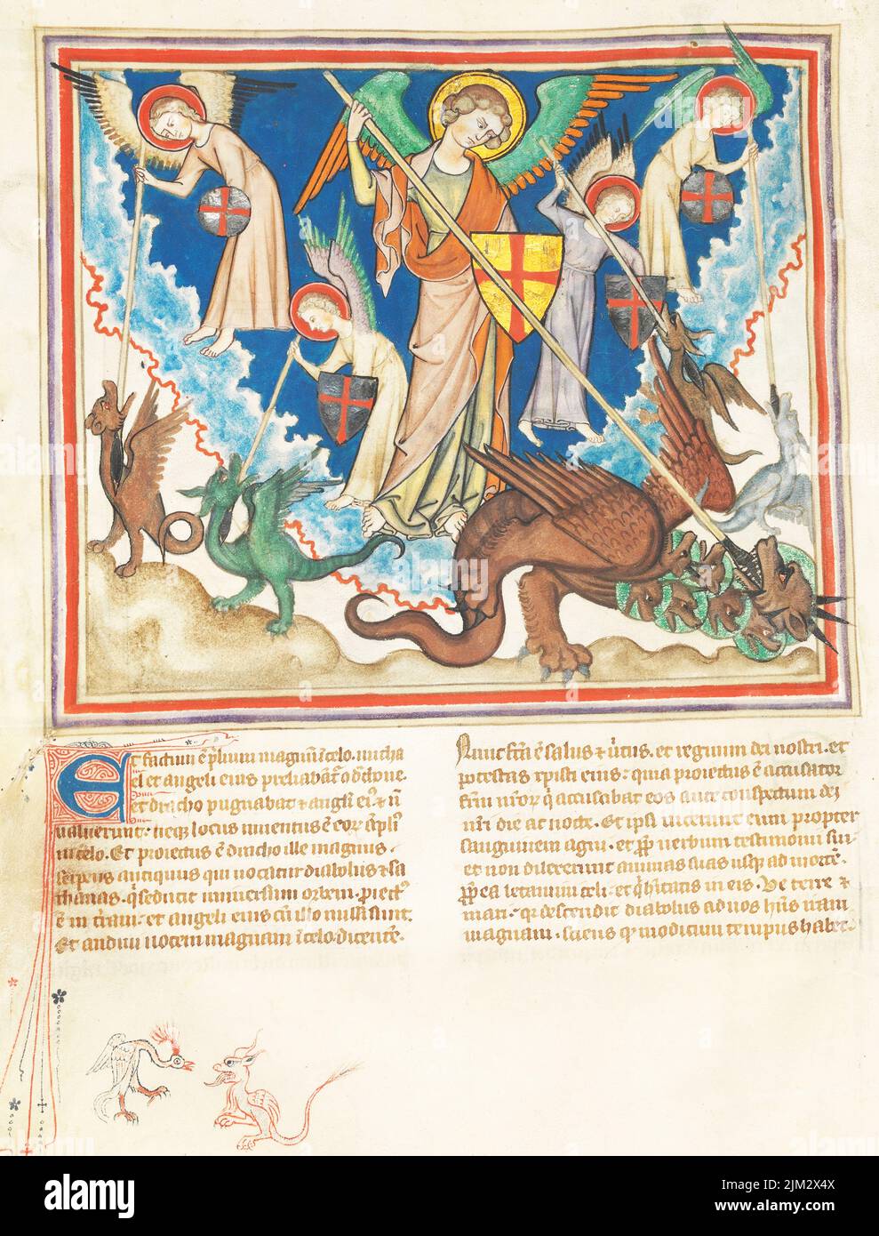 Medieval Mythology themed illustration artwork Stock Photo - Alamy