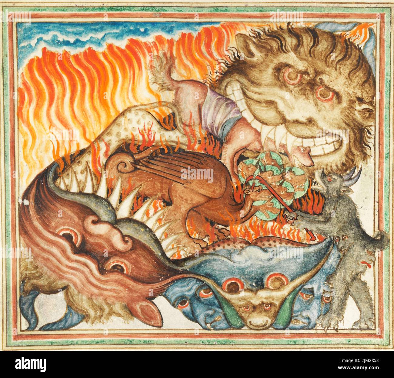 Medieval Mythology themed illustration artwork Stock Photo - Alamy