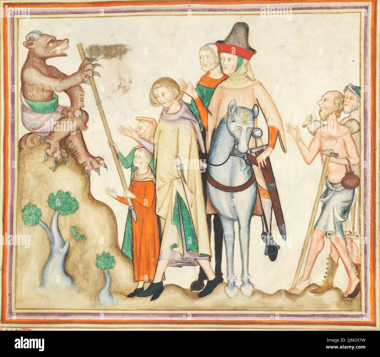 Medieval Mythology themed illustration artwork Stock Photo - Alamy