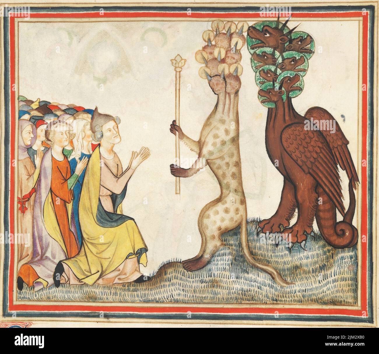 Medieval Mythology themed illustration artwork Stock Photo - Alamy