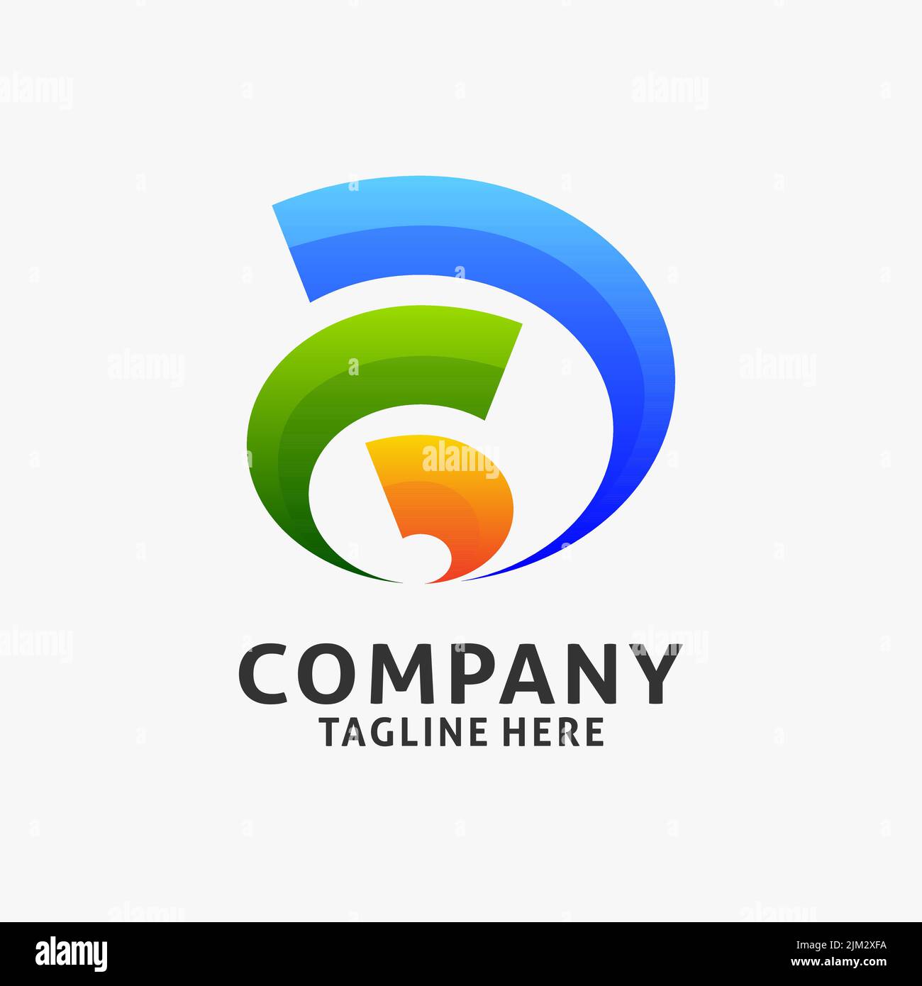 G abstract logo hi-res stock photography and images - Alamy